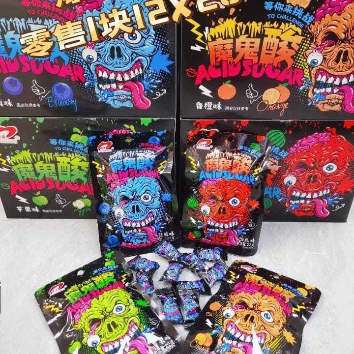 SP Fashion Life 酸糖 Monster Sour Candy Gula-gula Masam 魔鬼酸糖 爆酸糖 酸糖巨酸爆酸糖 ...