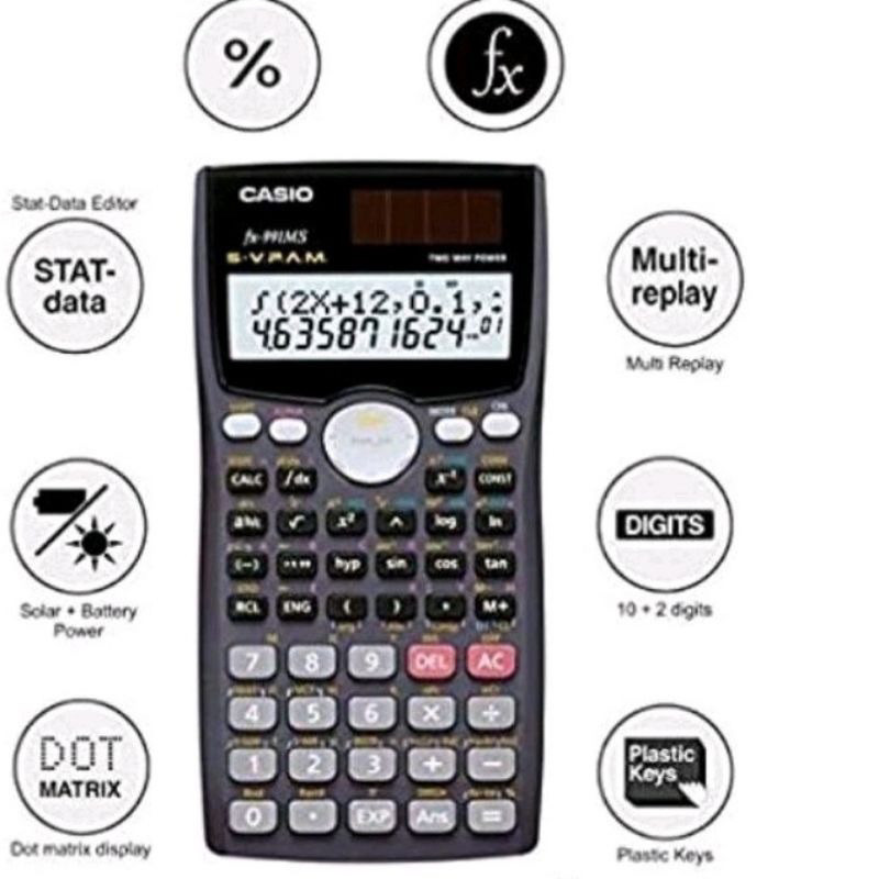 MS Scientific Calculator High School Student Examination Function ...