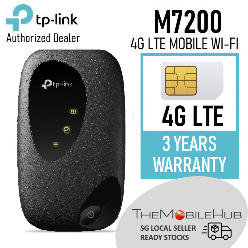 TPLink M7200 4G LTE Mobile WiFI WiFi Portable 4G MiFI Hotspot Pocket ...