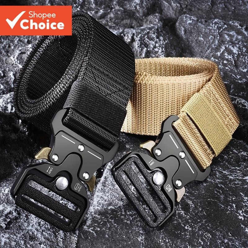 Tactical Quick Release Durable Soft Nylon Belt Unisex Outdoor Hiking ...