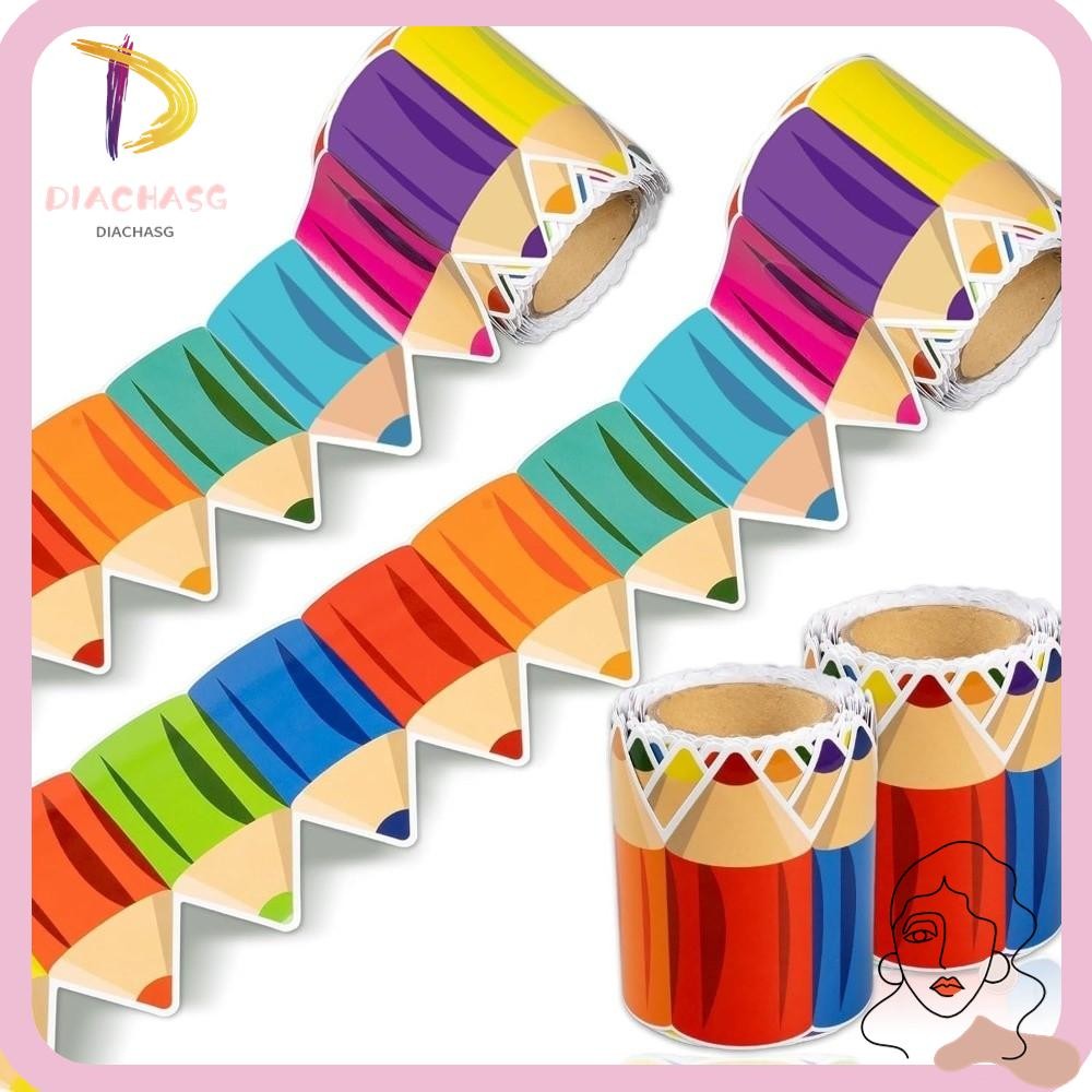 DIACHASG 1Roll Chalkboard Bulletin Board Border, DIY Self Adhesive ...