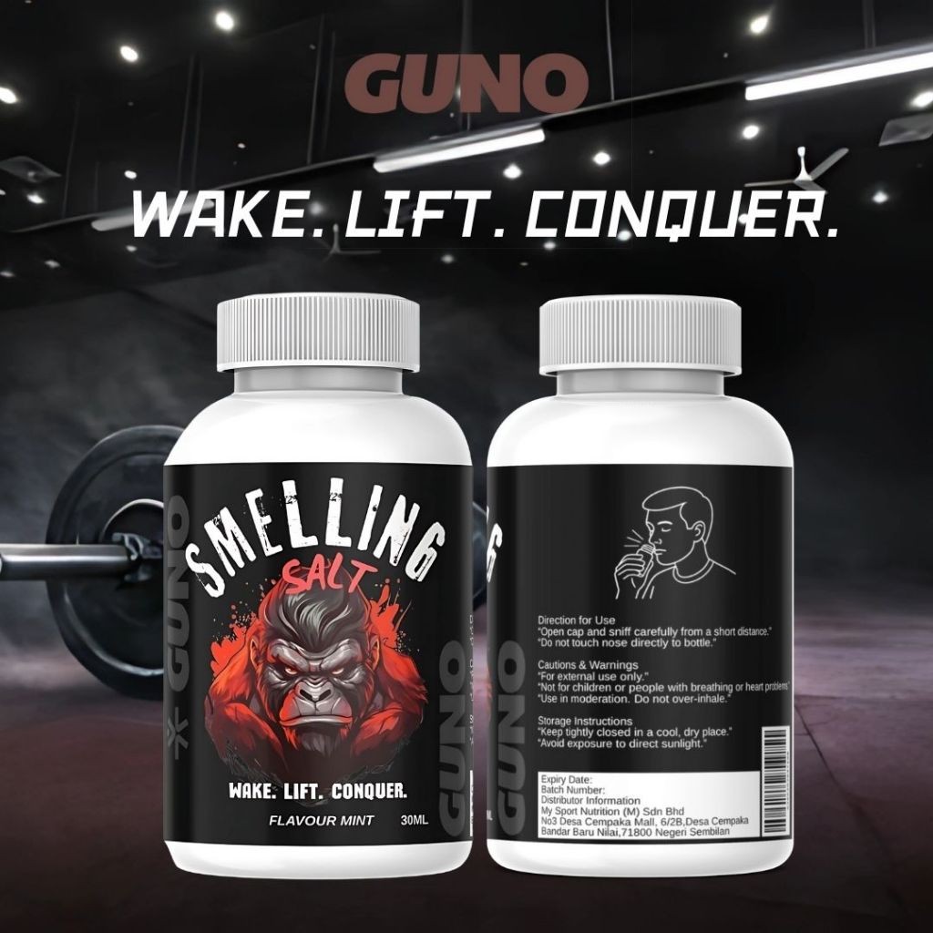 GUNO Smelling Salt Energy Focus Pre Workout | Shopee Singapore