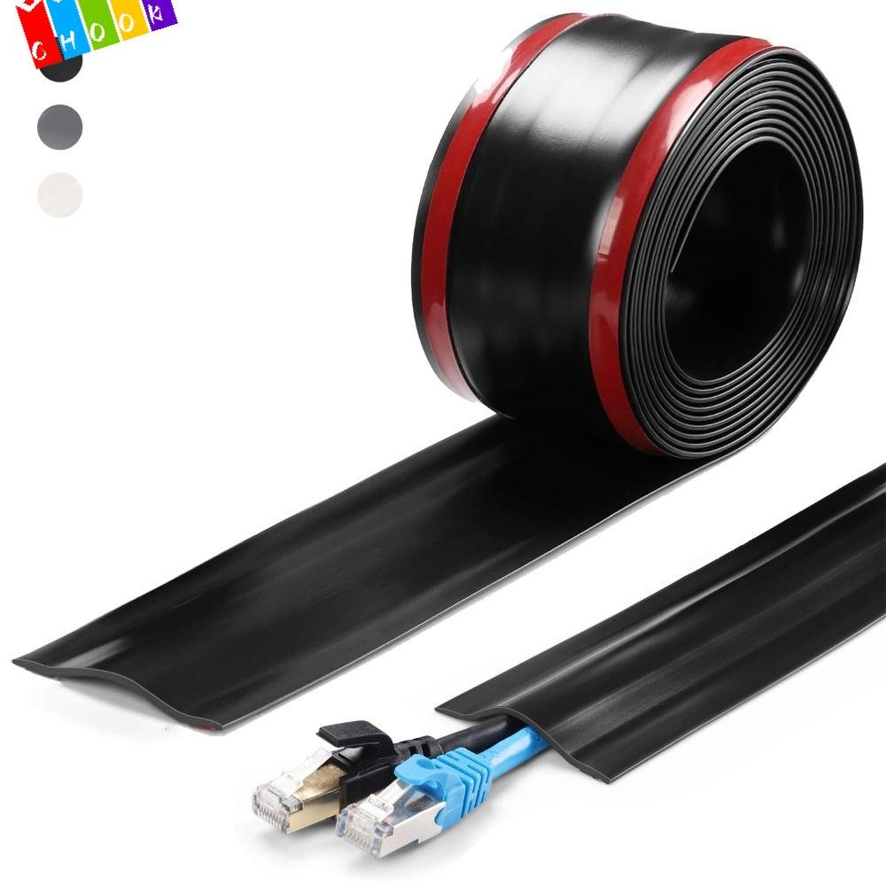 CHAAKIG Wall Wire Concealer, PVC 1m Floor Cable Cover, Professional ...