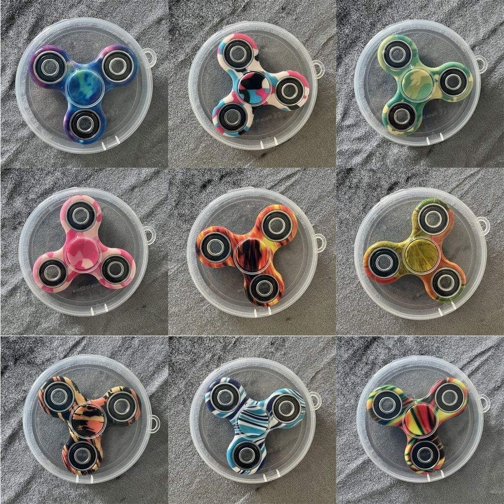 EDC Fidget Spinner, Anti-anxiety and Stress Relief Rainbow Spinner ...