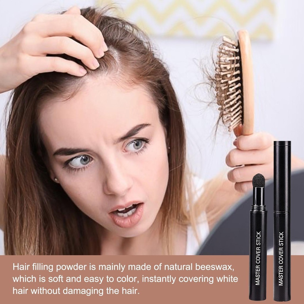 Natural Hairline Concealer Stick Hair Root Edge Shadow Filling Powder ...