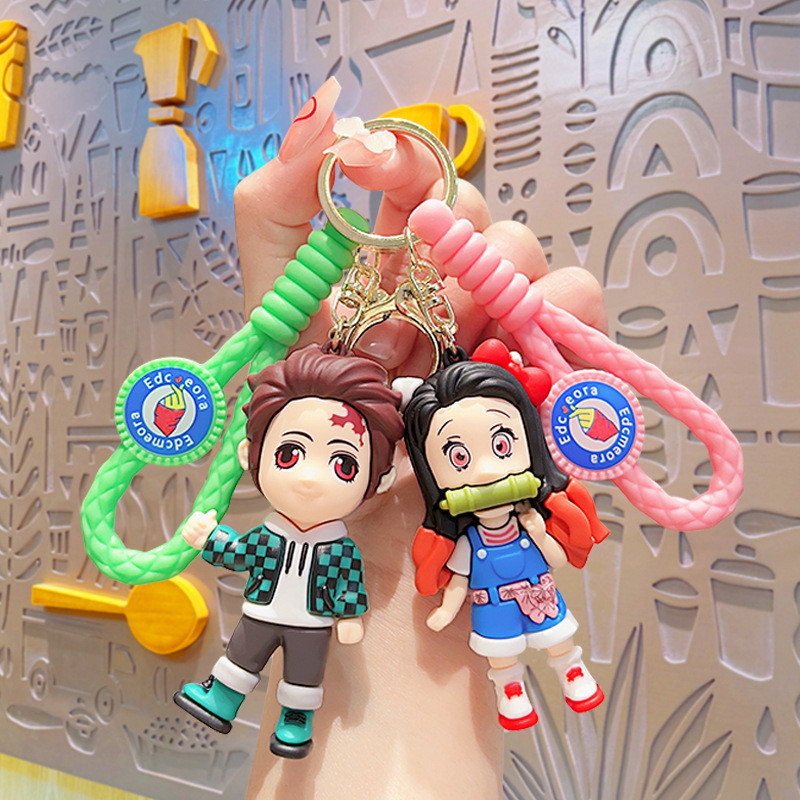 Exquisite and fashionable Demon Slayer keychain Cute Kamado Tanjiro ...