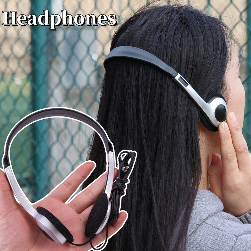 3.5mm Wired Headphones - Over-Ear Headphones - Outdoor Walkman Mp3 ...