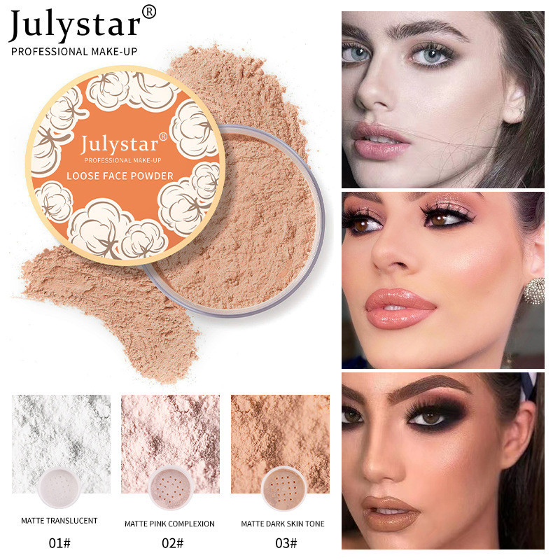 Julystar Concealer Powder Light Contour Matte Powder Waterproof Sweat ...