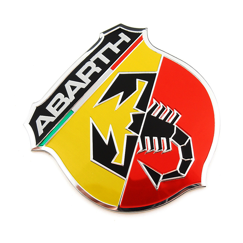 3D 3M Car Abarth Metal Adhesive Badge Emblem logo Decal Sticker ...