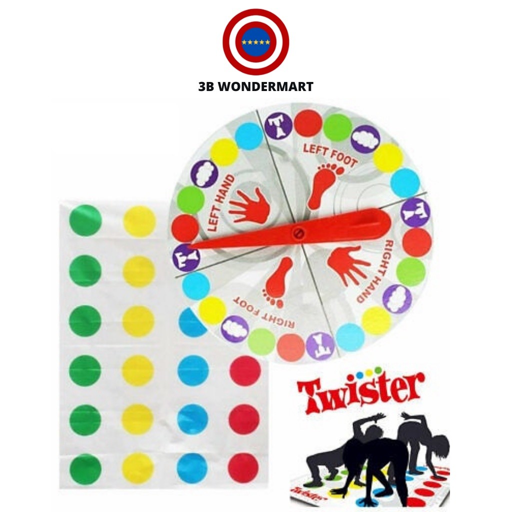 Funny Twister Ultimate Super Sized Classic Multi-Player Board Game ...