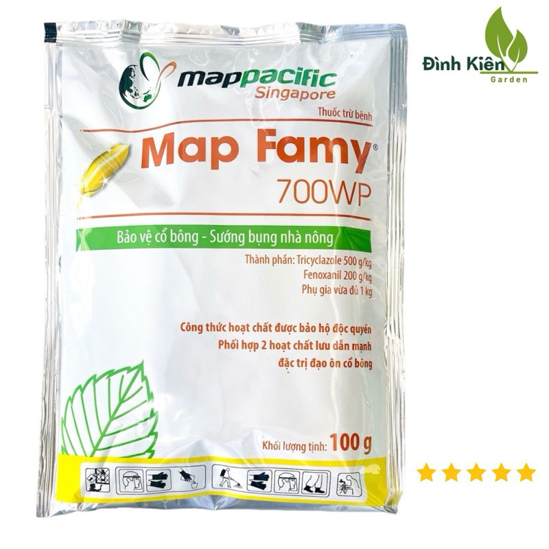 Map Famy 700WP. Protect cotton neck, clean rice blast (100g) | Shopee ...