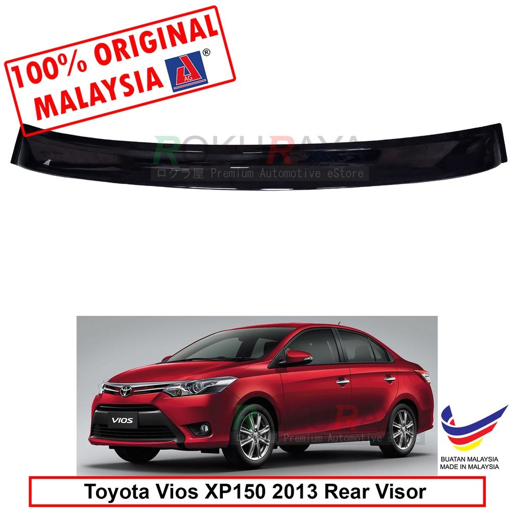 Toyota Vios XP150 (3rd Gen) 2013-2018 AG Rear Wing Spoiler Visor (Small ...