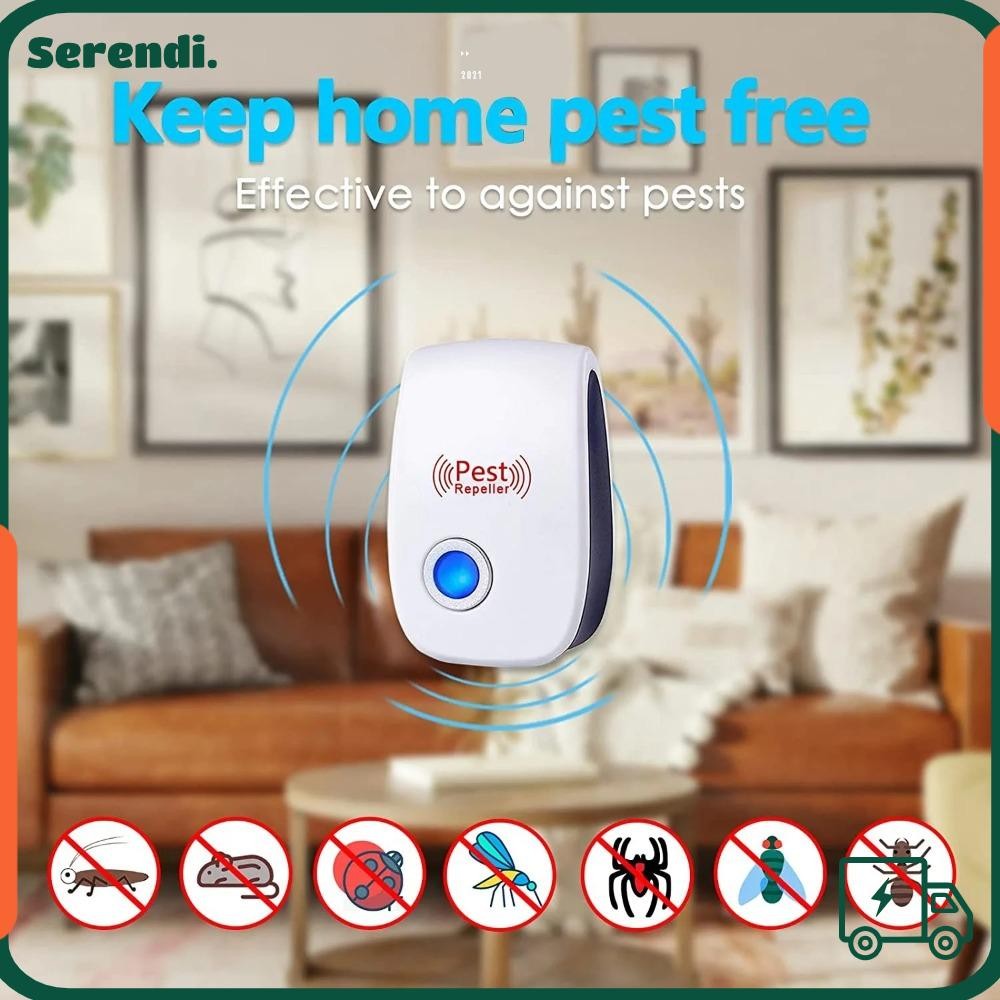 SERENDI Ultrasonic Repeller, High Power Power Saver 360° Ultrasonic ...