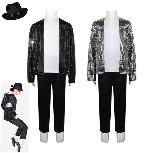 decoration living room halloween props Michael Jackson costume ...