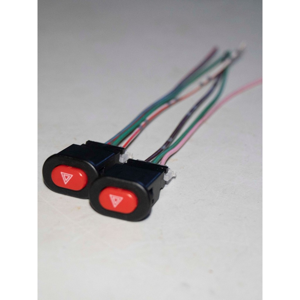 Hazard Switch Universal for Motorcycles + 3 wire pin Socket - Japan ...
