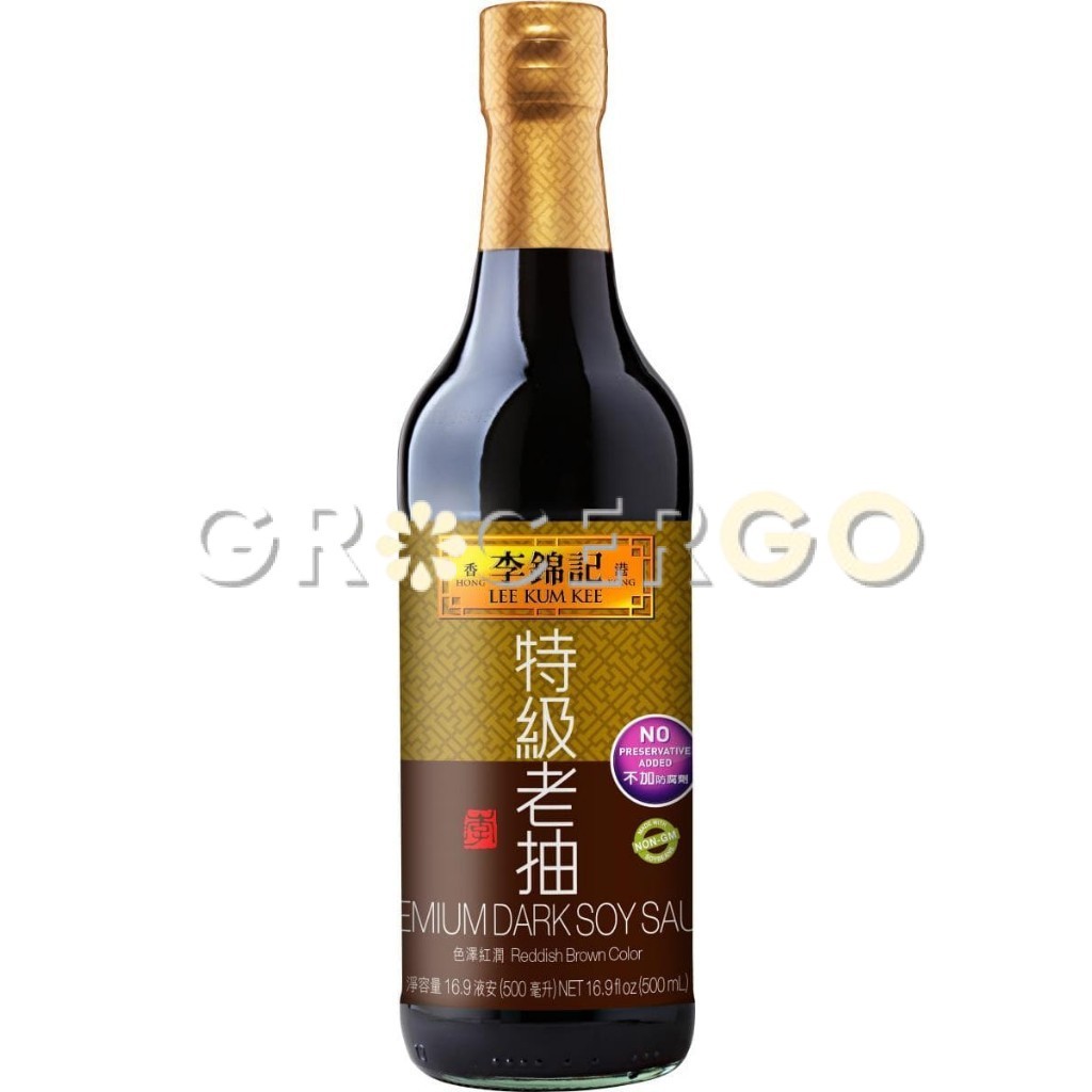Lee Kum Kee Premium Dark Soy Sauce 500ml | Shopee Singapore
