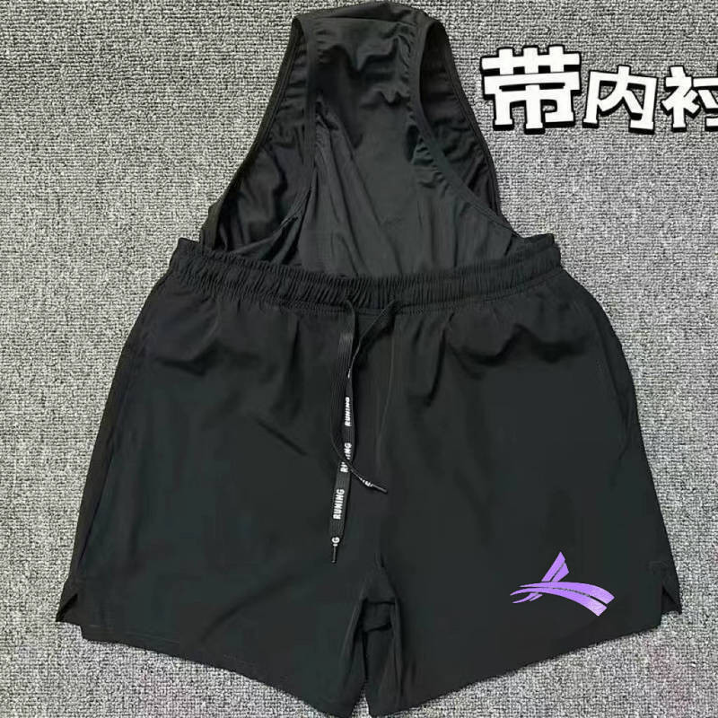 Sports Three-Point Sports Fitness Track and Field Shorts Lining Men's ...