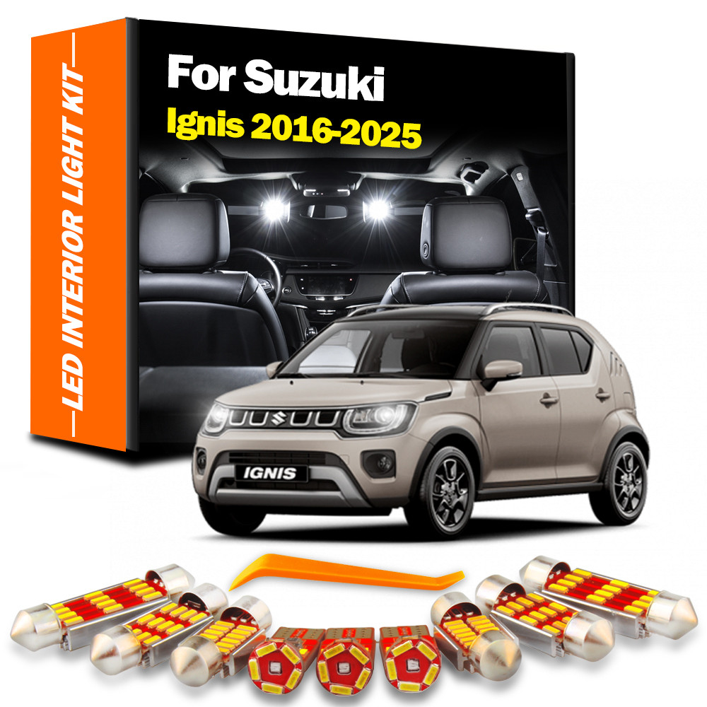 7Pcs LED Bulb Interior Dome Map Reading Trunk Light Kit For Suzuki ...