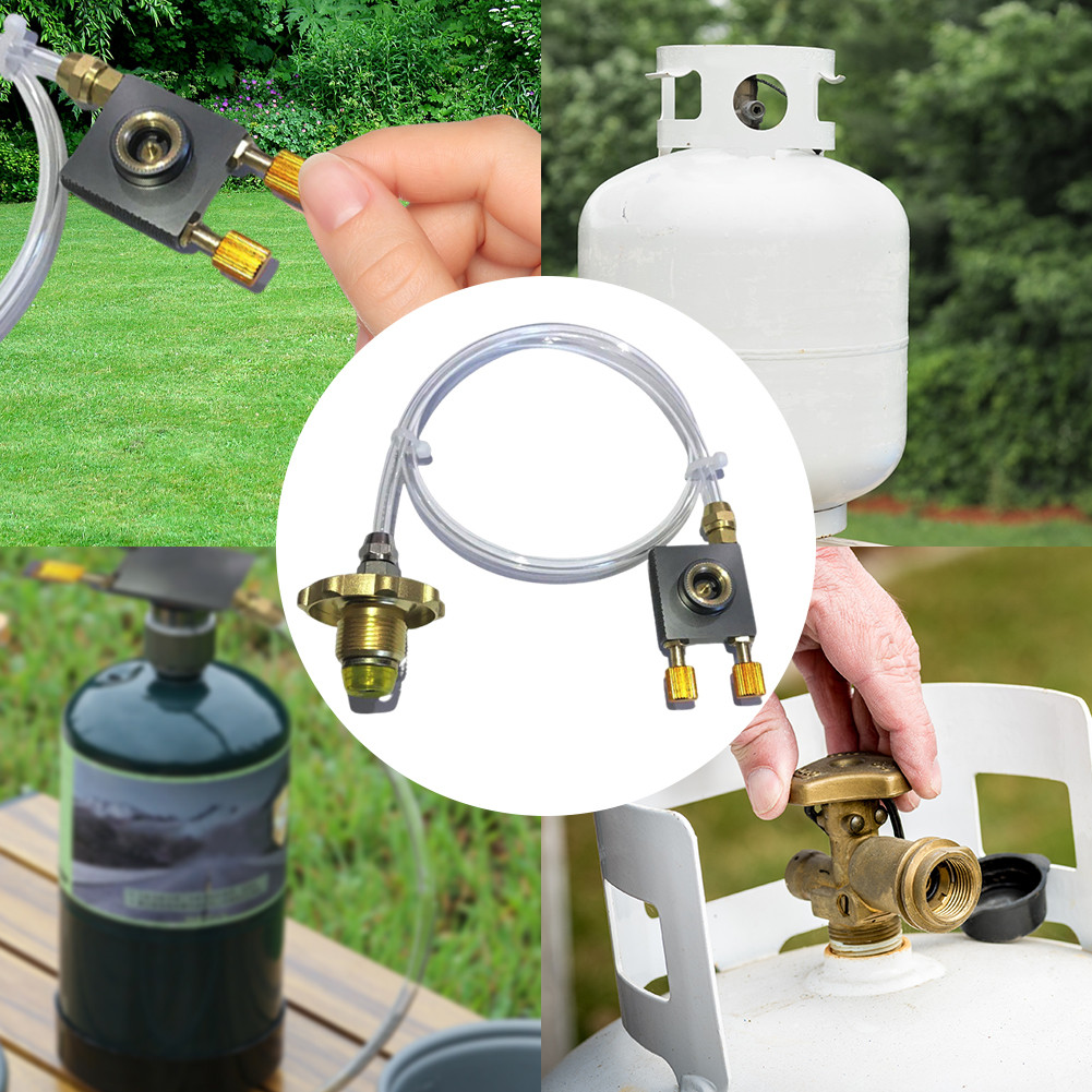 Flat Cylinder Tank Coupler Explosion-proof Small Propane Tank Refill ...
