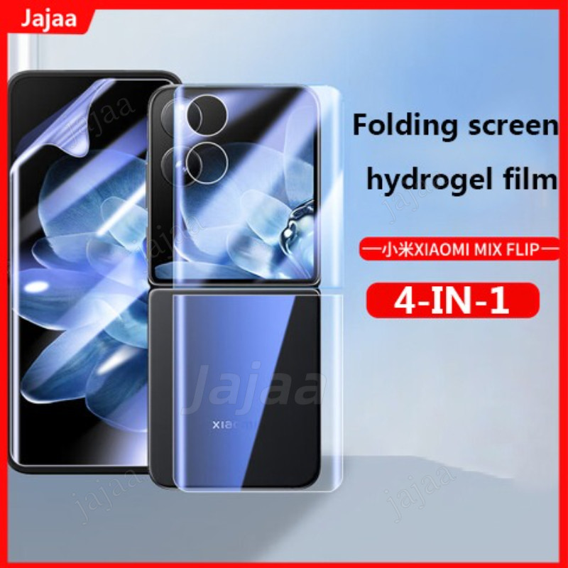 4-in-1 Clear Soft Hydrogel Film For Xiaomi Mix Flip 2 5G Screen ...