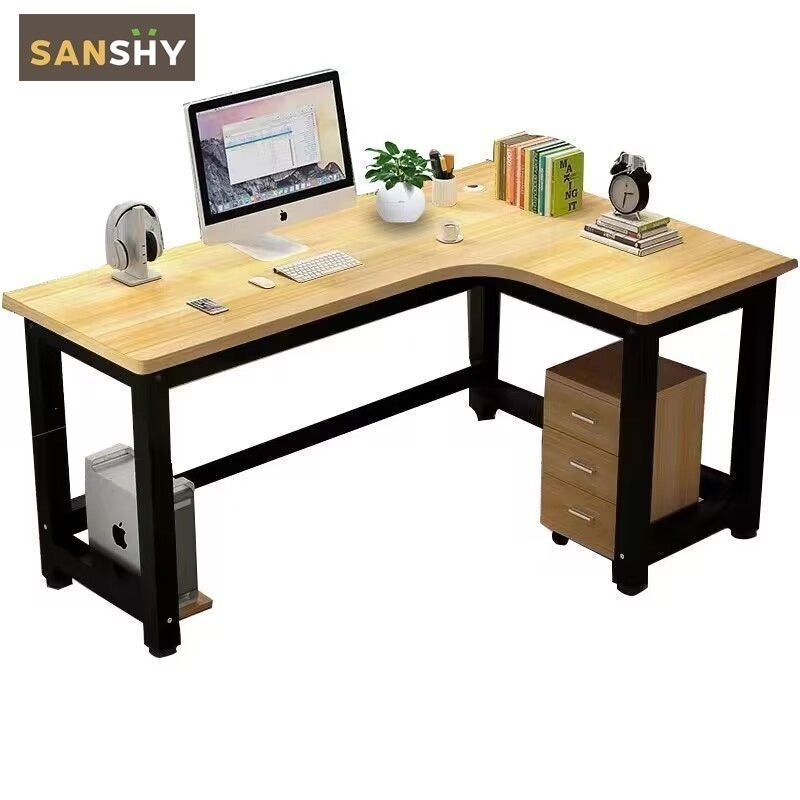 SANSHY Computer Table L Shape Table Modern Simple Corner Desk Boutique ...