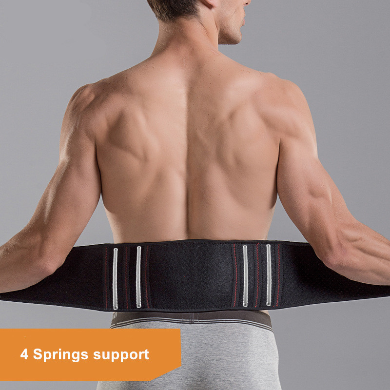 Breathable Sports Lumbar Brace Waist Support Belt Orthopedic Posture ...