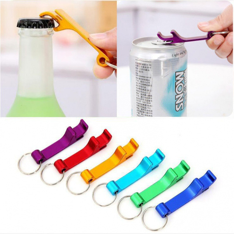4-in-1 Multi functional Stainless Steel Bottle Opener Keychain Bottle ...