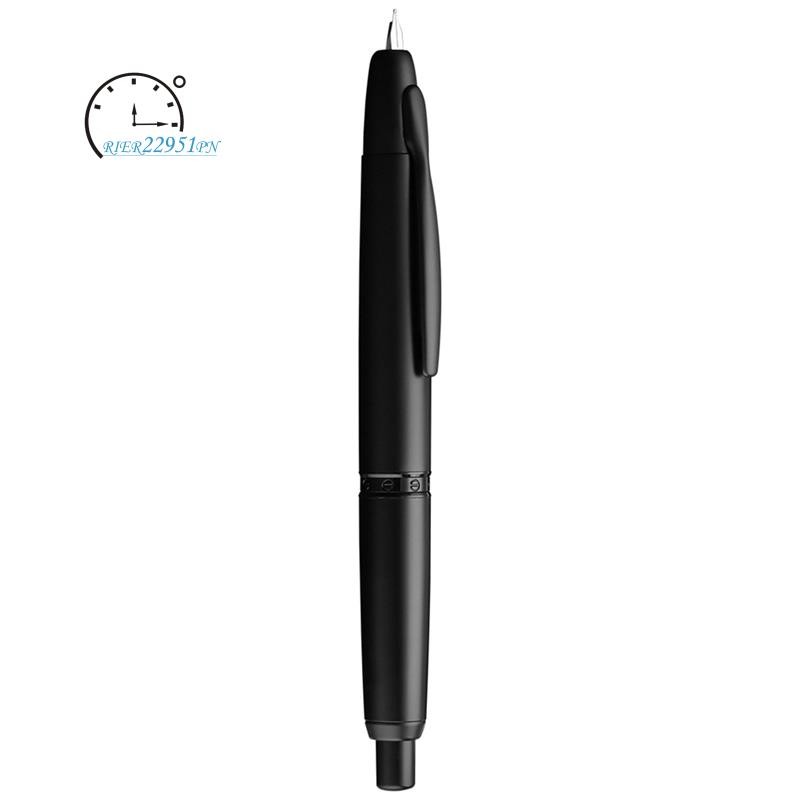 Press Retractable Fountain Pen Extra Fine Nib Metal Matte Ink Pen ...