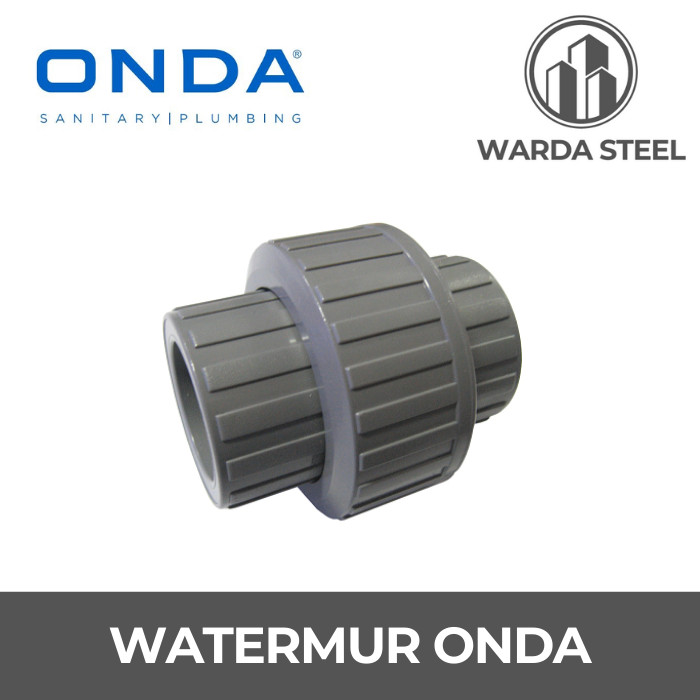 Watermur 2" PVC ONDA Plain - Union Socket Water Nut Moor Moer 2 Inch ...