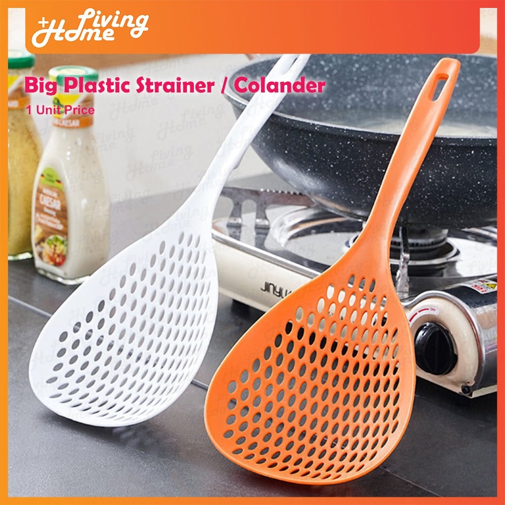 2pcs Big Plastic Food Strainer / Noodle Colander (Penapis Plastik Untuk ...