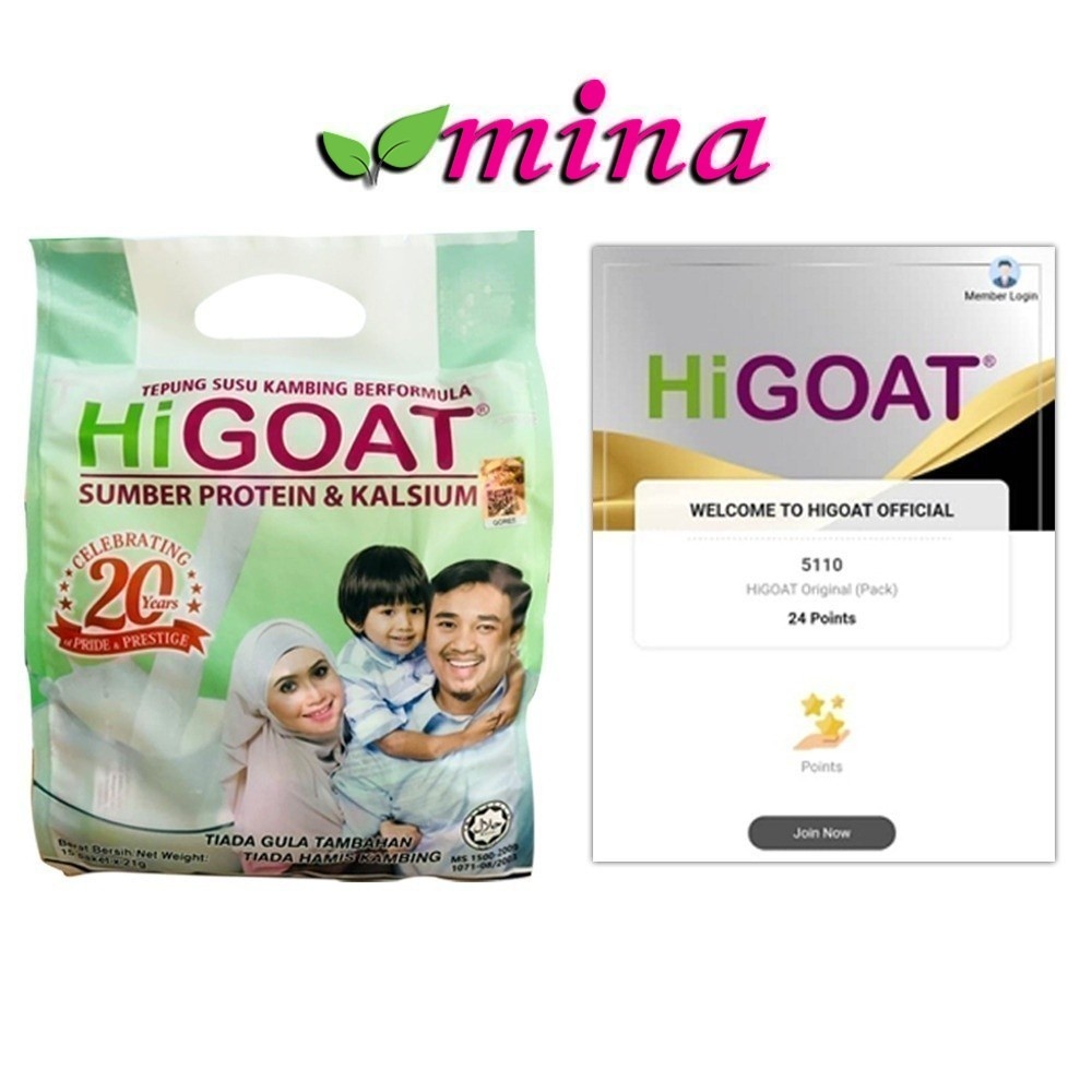 Nak HI GOAT Susu Kambing HIGOAT Hi-Goat 15s Goat Milk 100% Borong ...