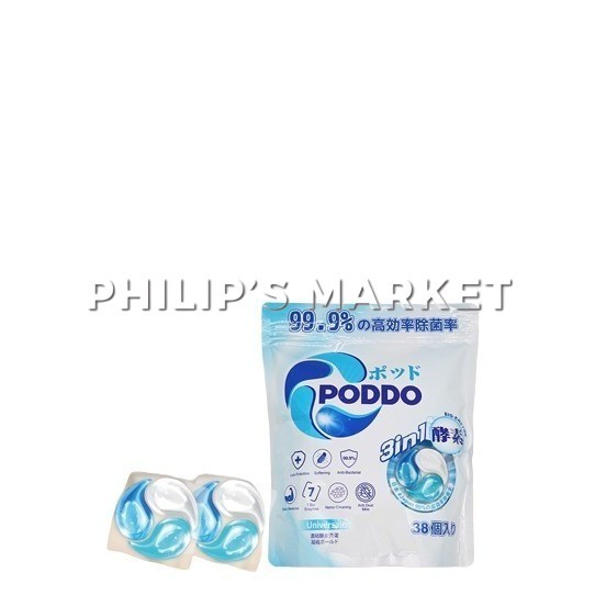 Poddo 15G Bio Enzyme Pods Laundry Capsule Refill Pack (38pods) | Shopee Singapore