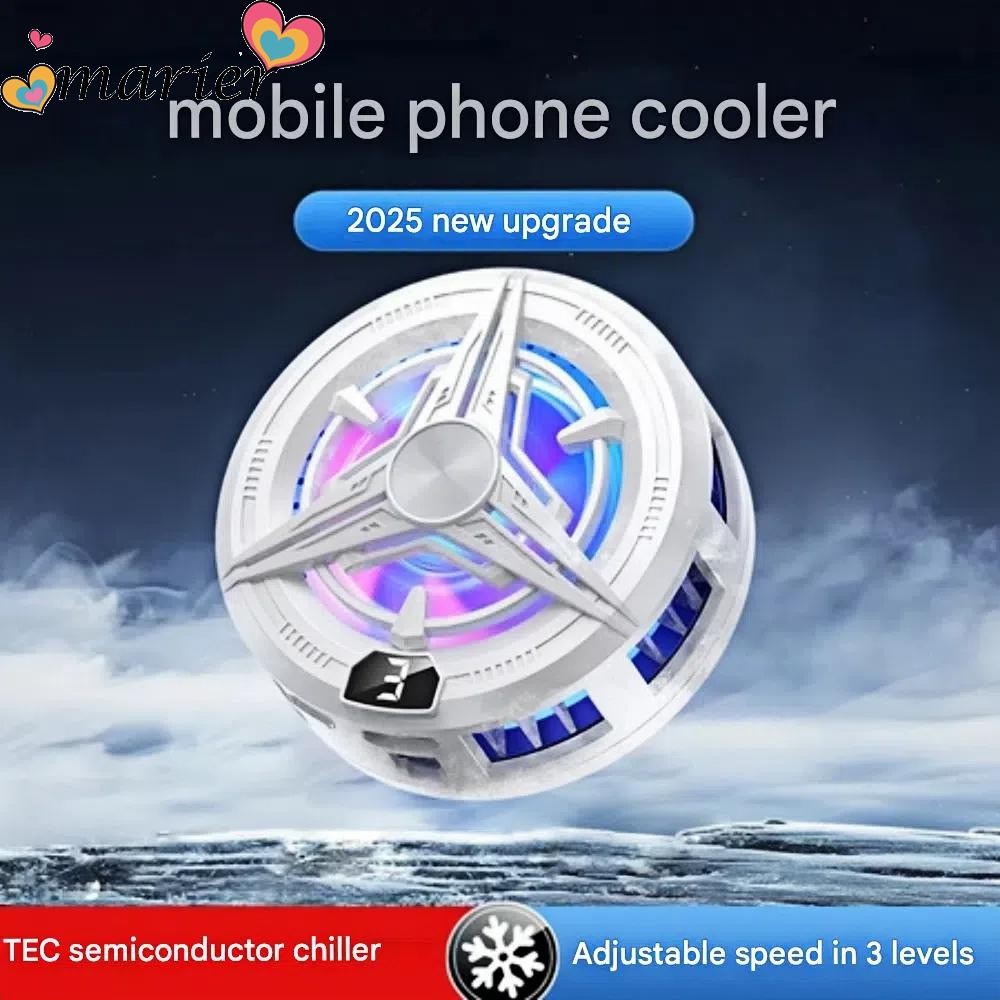 MARIER Semiconductor Cooler, SR02 2-in-1 Mobile Phone Radiator, 2025 Top Version Magnetic Back ...