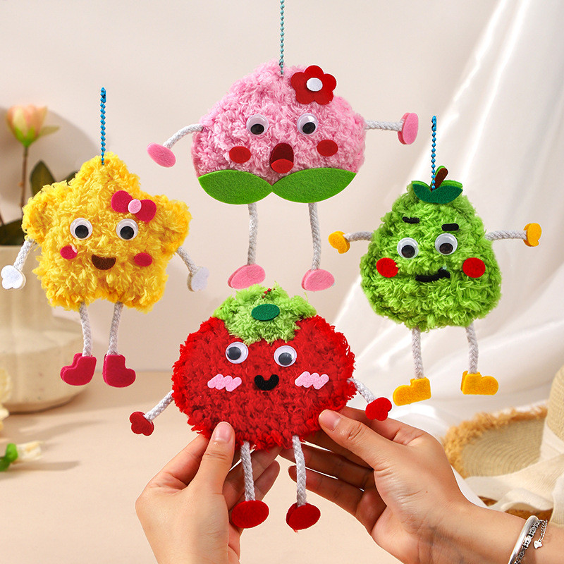 Kit Kraf Jahitan Felt DIY - Cartoon Sewing Kit- Educational DIY Wool ...