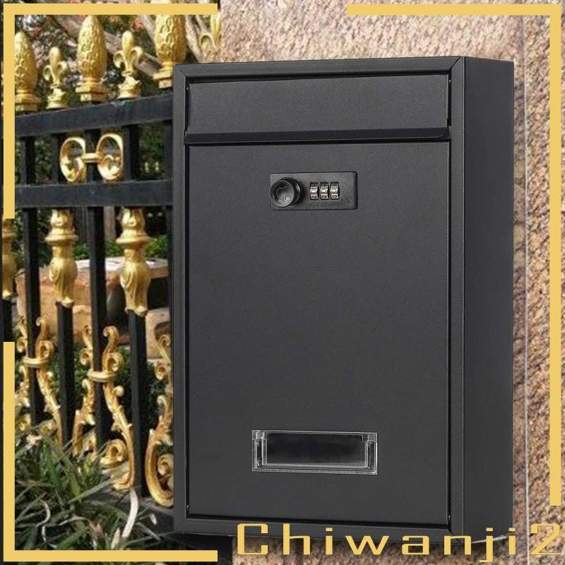 [Chiwanji2] Vintage Wall Mount Mailbox Lockable Iron Postbox External ...