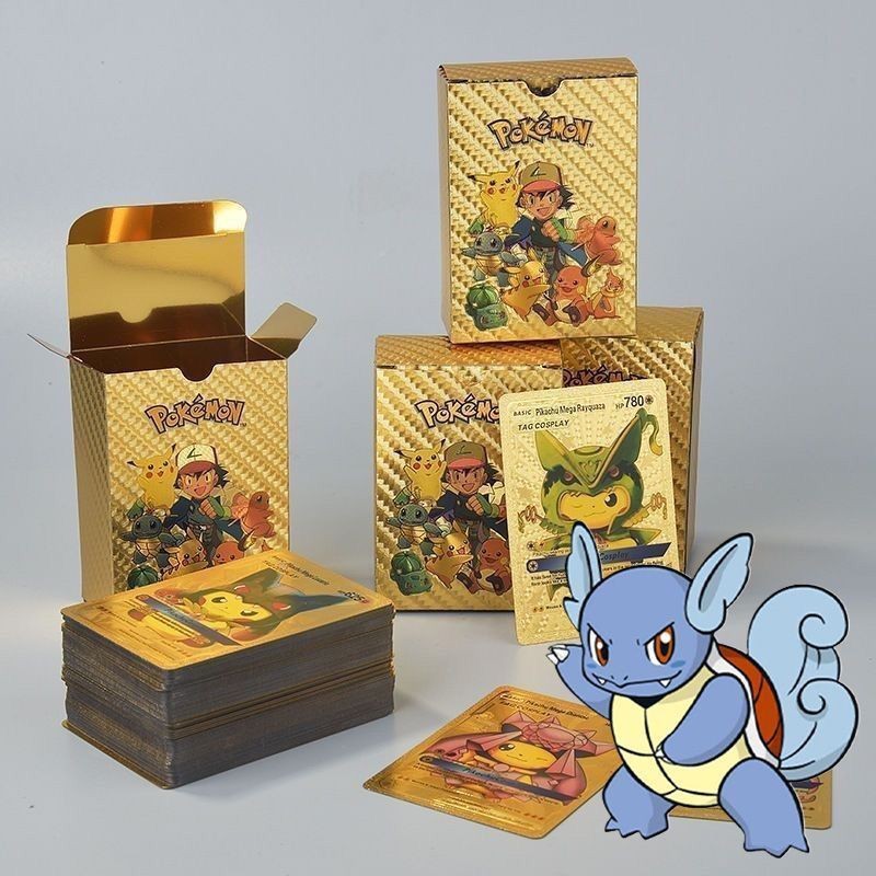 Gold Card Pokémon PokeMON Pikachu Card Card Pokémon PokeMON PTCG ...