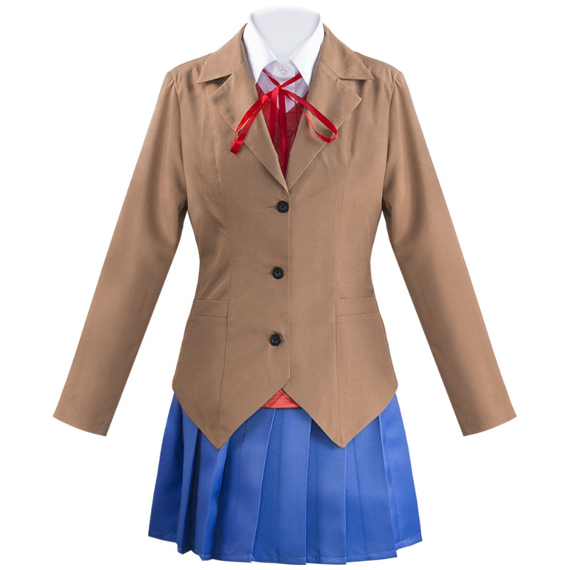 Doki Doki Literature Club Character Cosplay Set - School Uniform Style ...