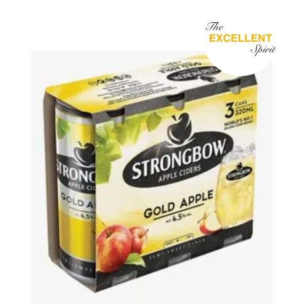 Strongbow Gold Apple Can 3pcs x 320ml | Shopee Singapore