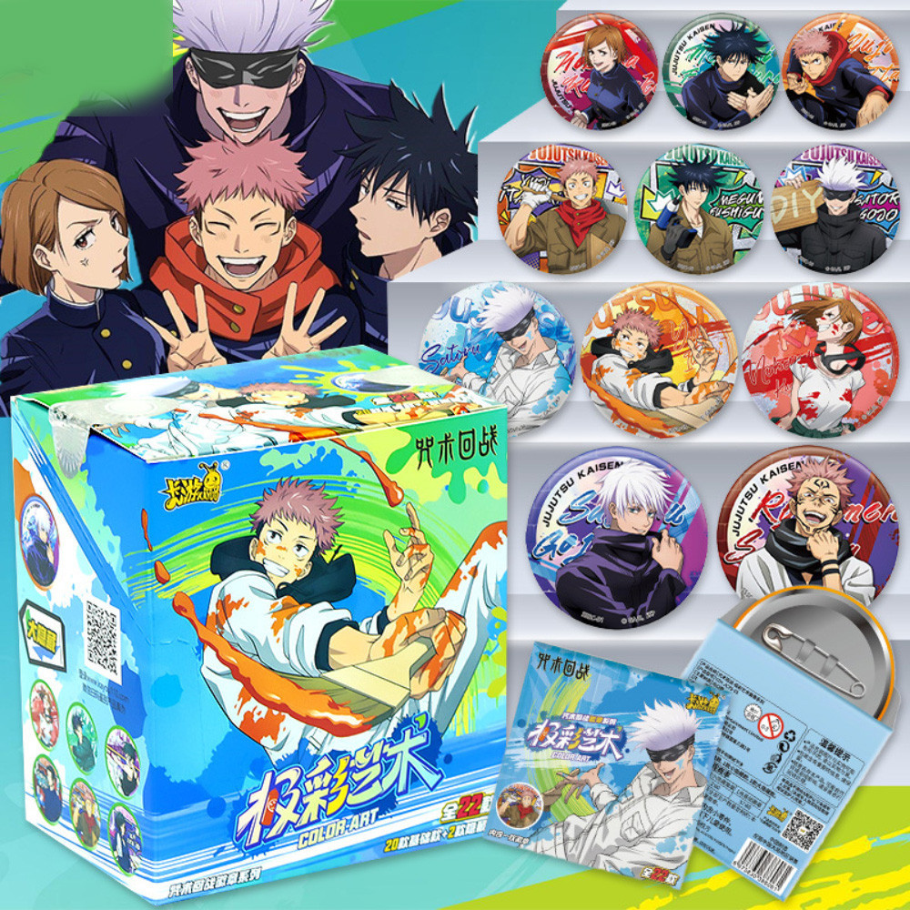 Cartoon Game Jujutsu Kaisen Badge Blind Box Brooch Itadori Yuji Gojo ...