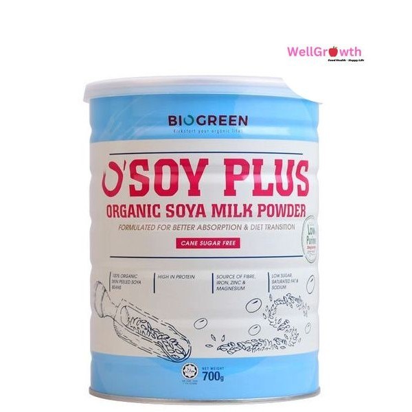 Biogreen - Wholefood Plant Based Milk, O'Soy Plus Soya Milk Powder ...