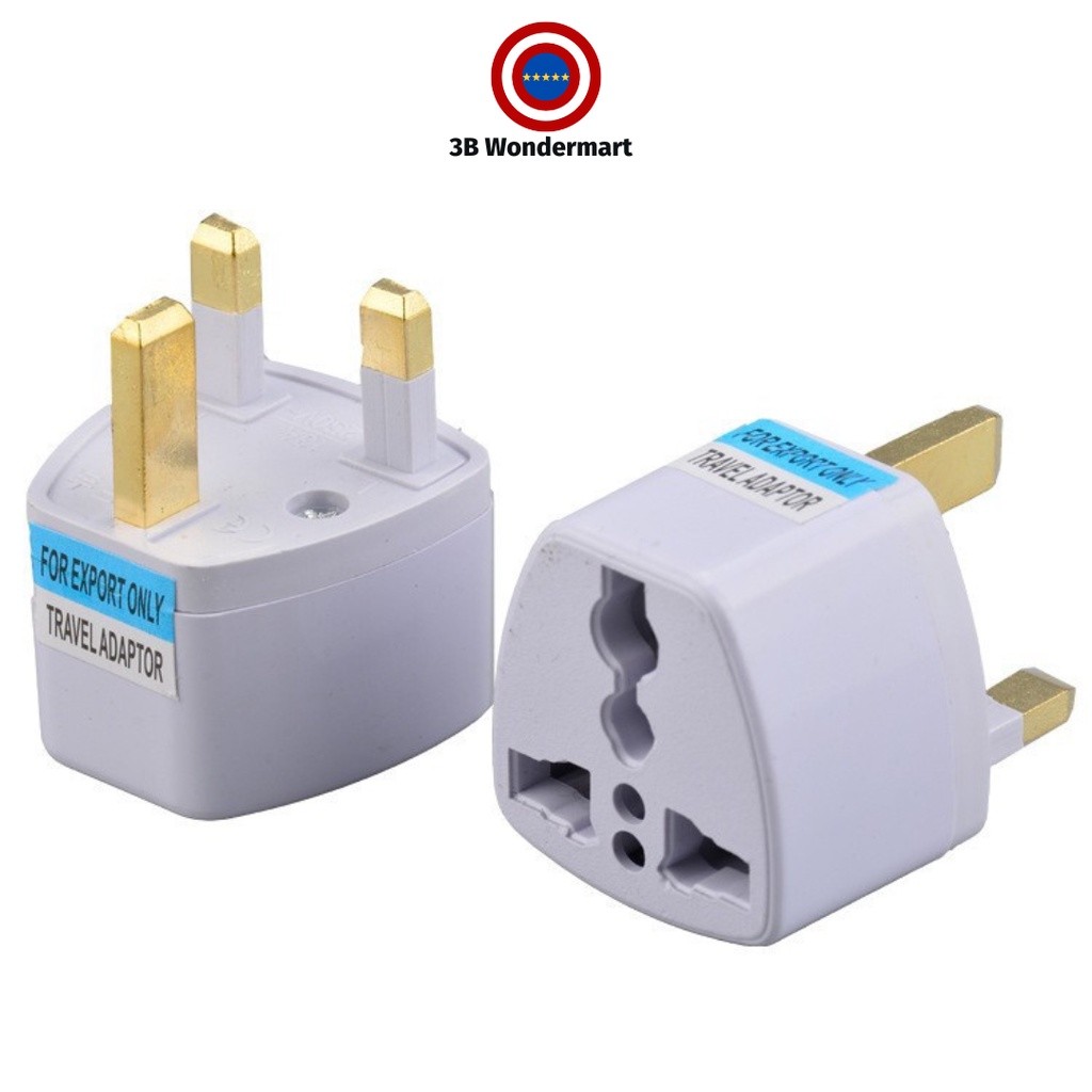 Universal 3 Pin Plug Adapter 2 Pin US EU CHINA Multi Pin To Malaysia 3 ...
