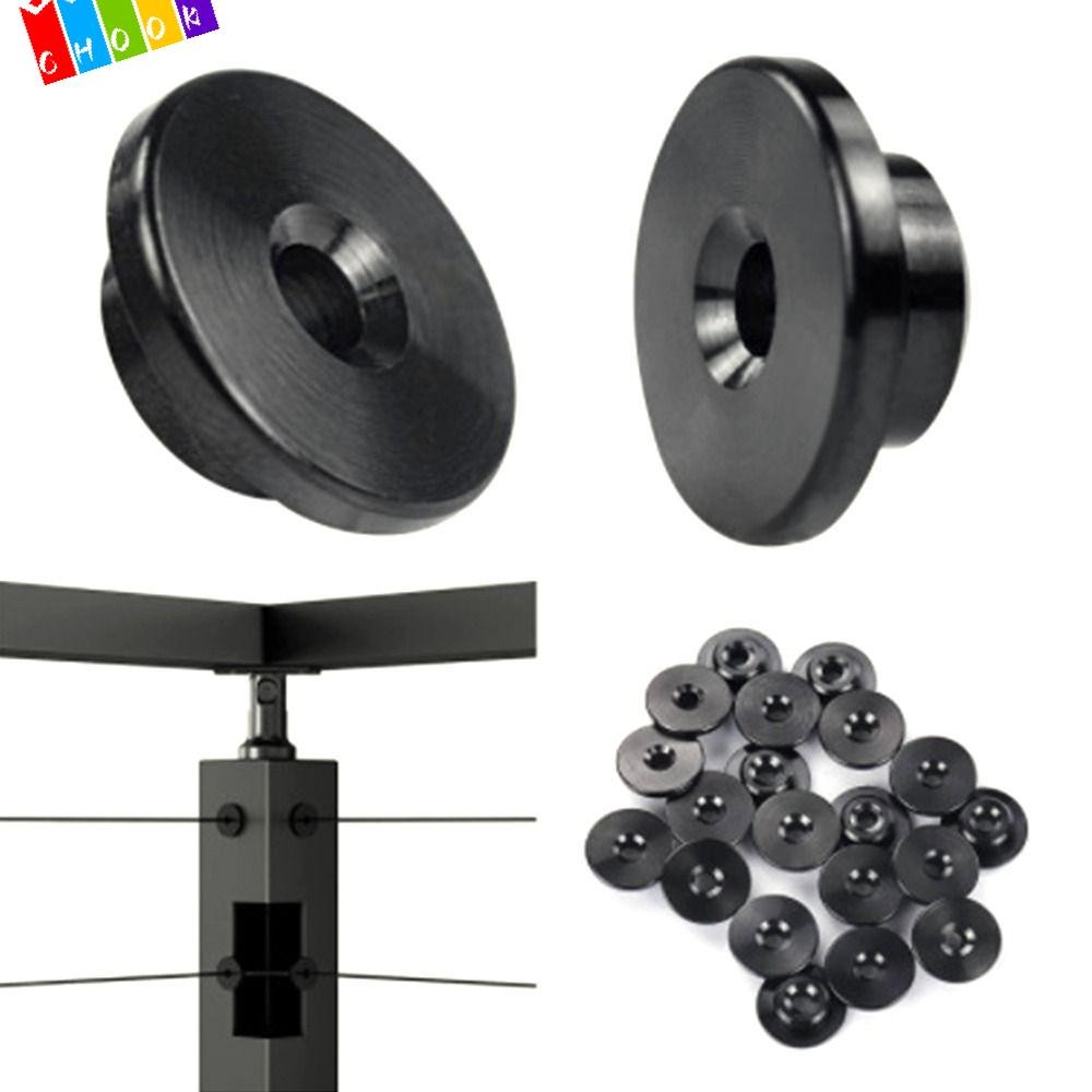 CHAAKIG Cable Railing Grommets 1/8" Level Metal Posts Cable Railing ...