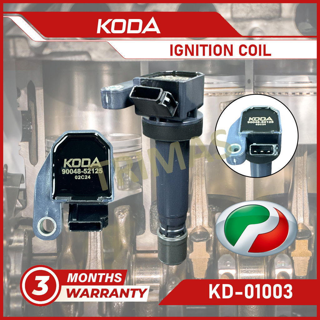 KODA Ignition Coil Plug Perodua Viva 660 0.7 Engine EF-VE 2007-2014 ...