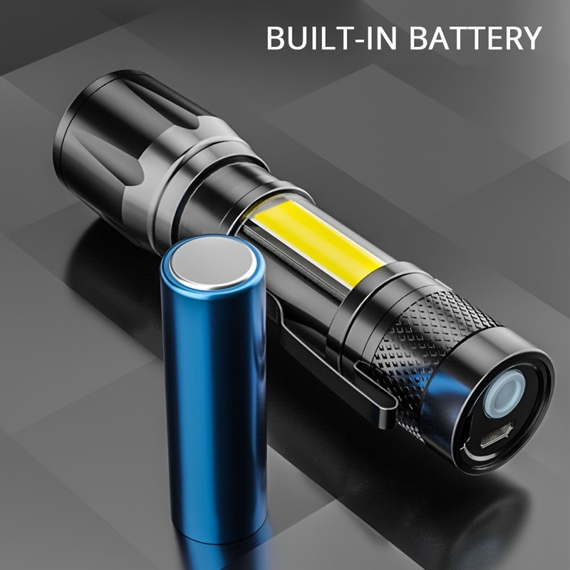 【READY STOCK】Mini 3 Mode LED Rechargeable TouchLight USB Waterproof ...