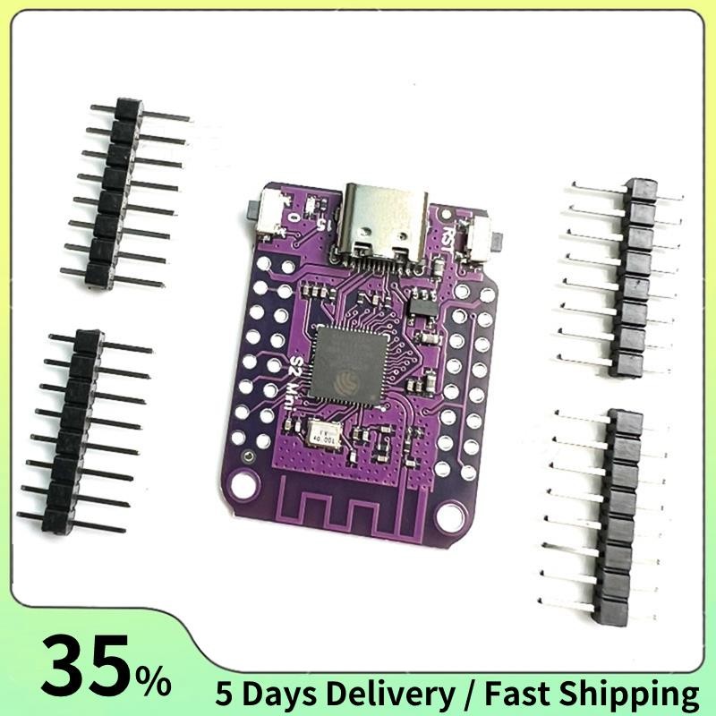 ESP32 S2 Mini V1.0.0 WIFI IOT Board Based ESP32-S2FN4R2 ESP32-S2 4MB FLASH 2MB PSRAM for ...