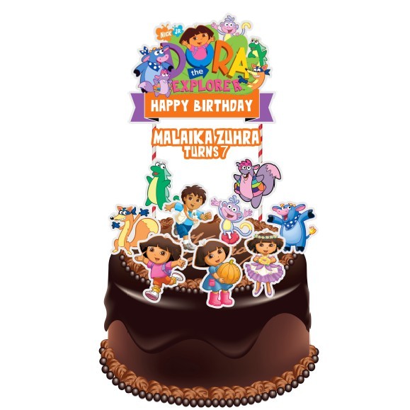 Dora The Explorer Cake Topper | Shopee Singapore