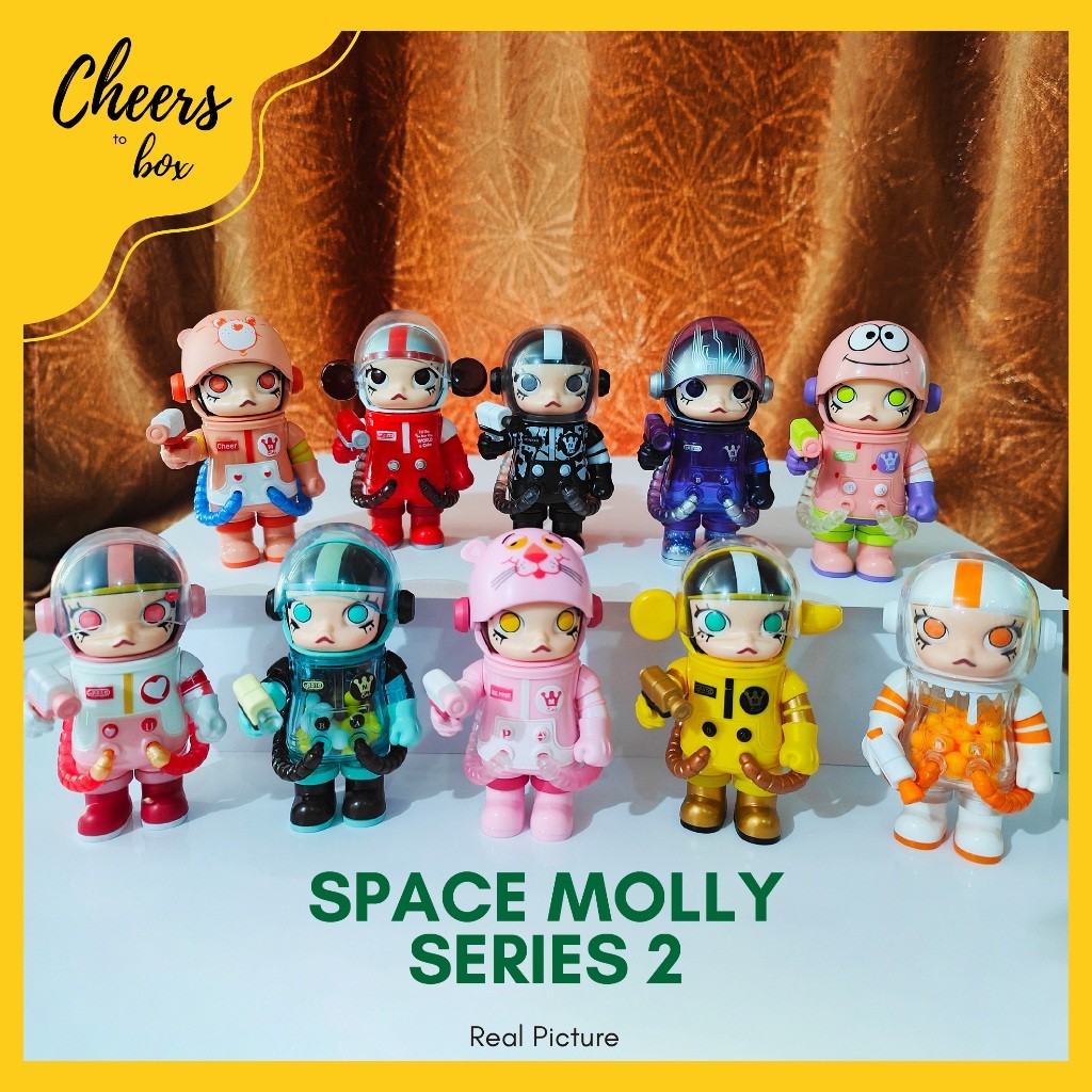 BLIND BOX Pop Mart Mega Space Molly 100% Series 1 & 2 / Space Molly ...