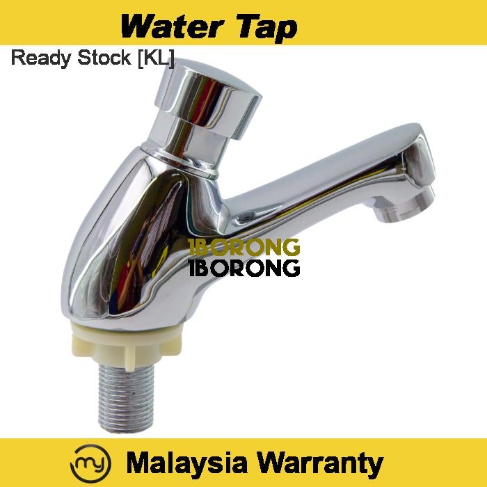 Big Time Delay Water Tap Automatic Self Closing Basin Faucet Push ...