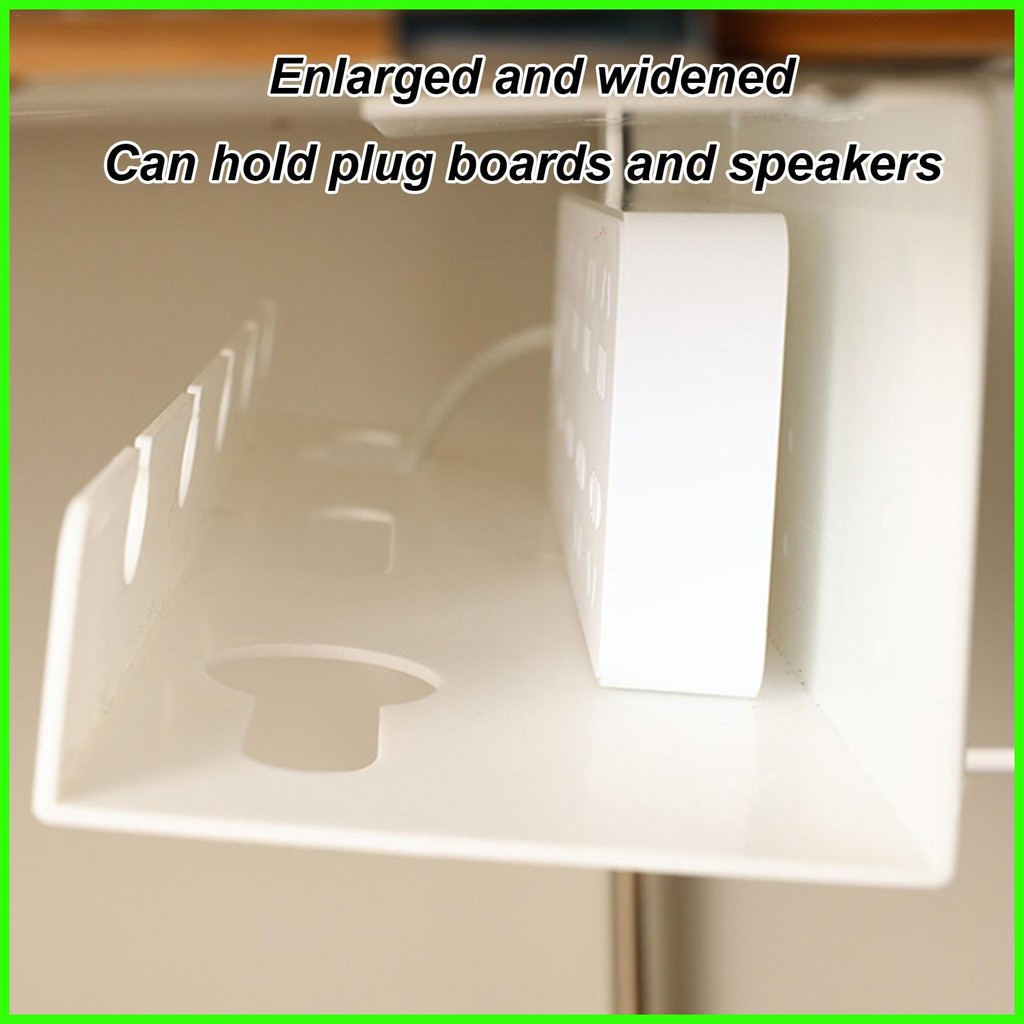 No Drilling Mesh Box Wire Mesh Organizer Box Under Table Wire ...