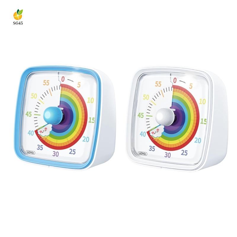 60-Minute Visual Timer with Night Light, Countdown Timer,Pomodoro Timer ...